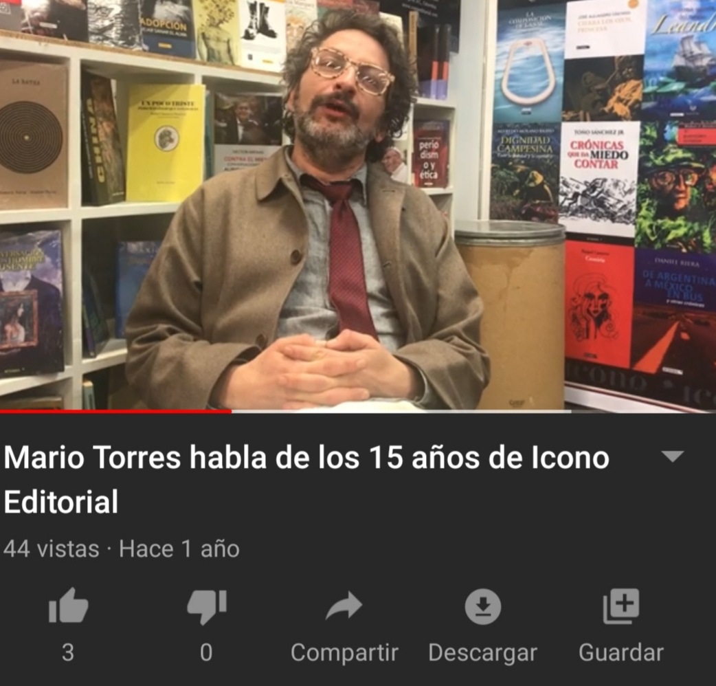 Mario Torres habla de los 15 años de Icono Editorial – Icono Editorial